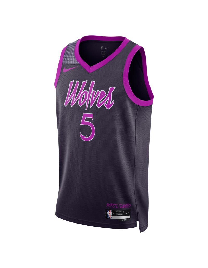 Maillot NBA Nike Anthony Edwards Minnesota Timberwolves City Edition ...